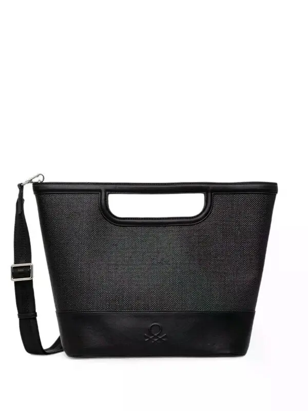 BENETTON Cut-out Handle Tote Bag