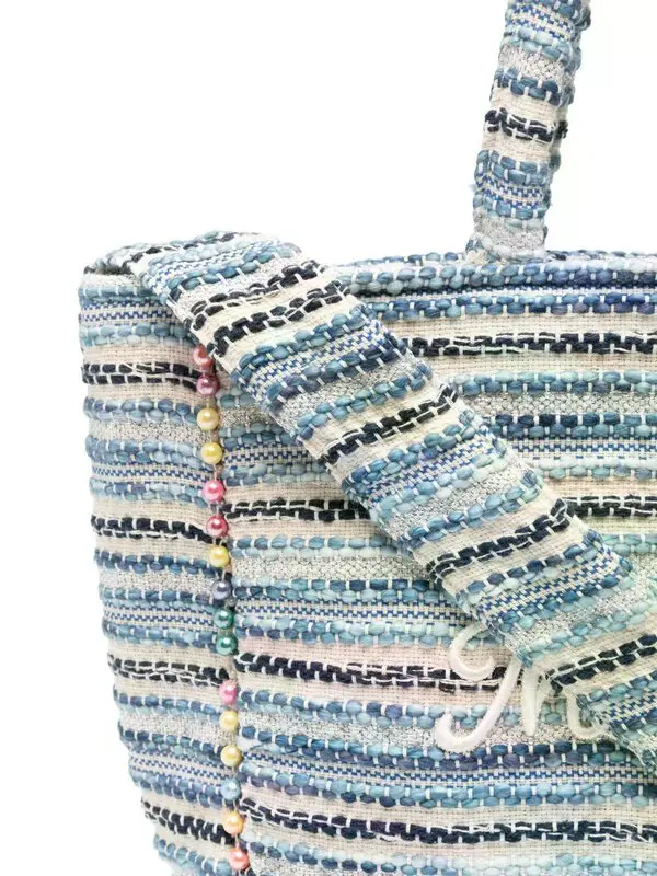 MARC ELLIS Medium Buby Striped Tote Bag