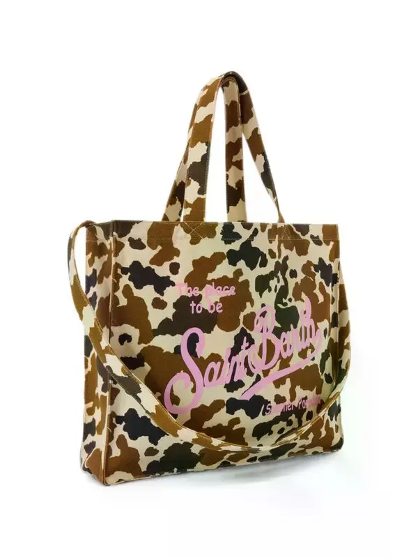 MC2 SAINT BARTH Essential Cow-print Tote Bag