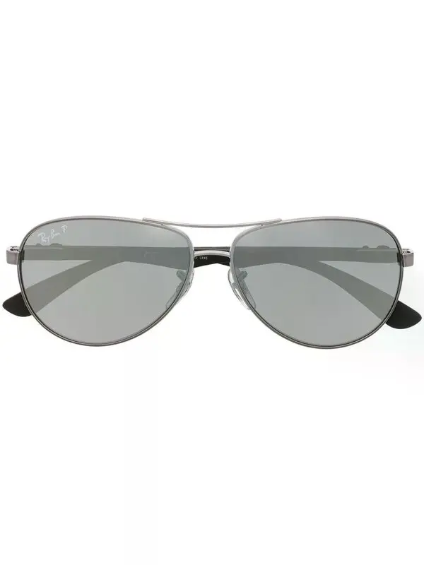 Ray-ban Tinted-lense Aviator Sunglasses - Black