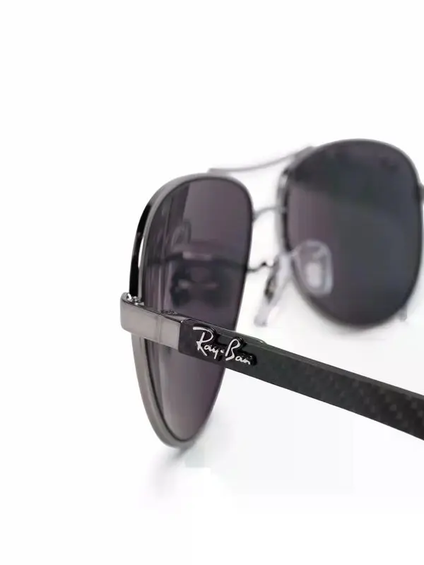 Ray-ban Tinted-lense Aviator Sunglasses - Black