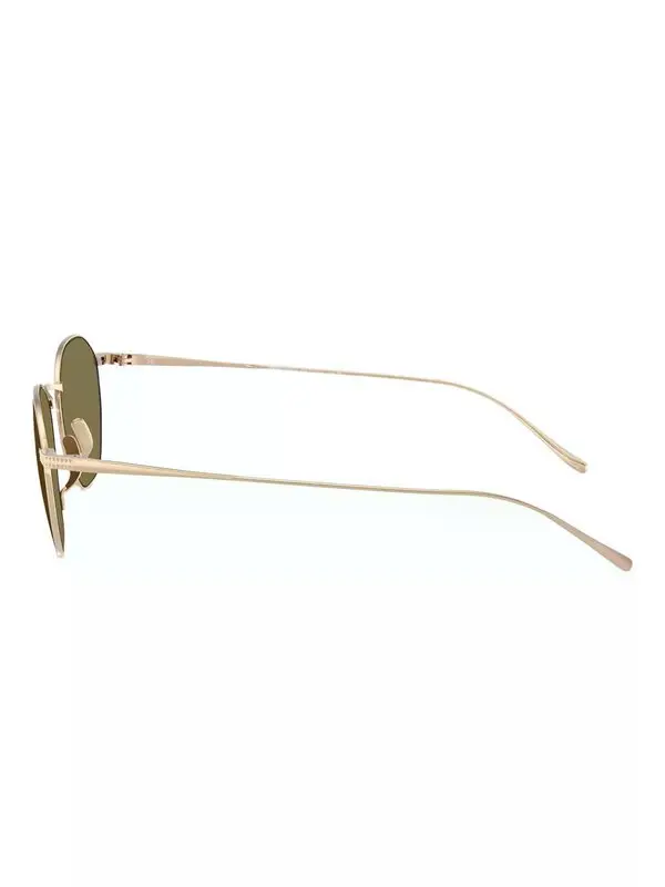 Giorgio Armani Titanium Round-frame Sunglasses