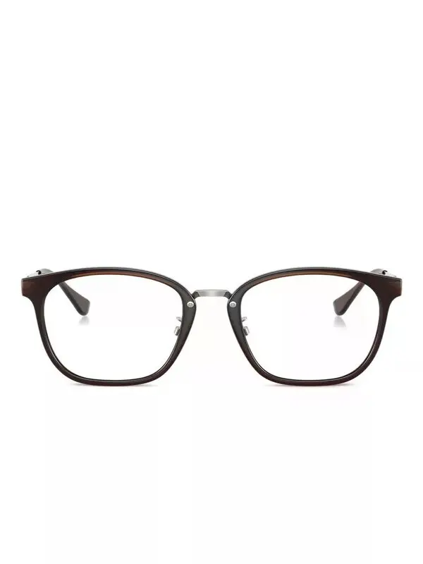 Ray-ban Rectangle-frame Glasses - Brown