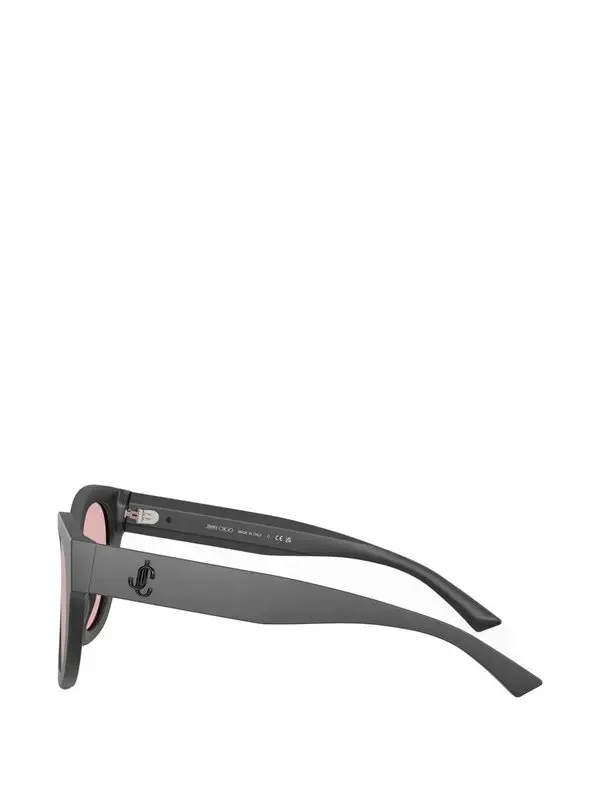 JIMMY CHOO Oval-frame Sunglasses