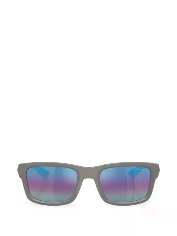 Prada Rectangle-frame Sunglasses - Silver