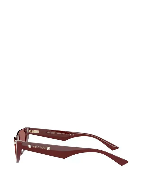 JIMMY CHOO Embellished Browline-frame Sunglasses