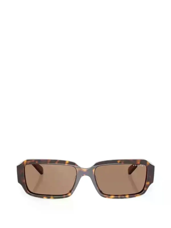 VOGUE EYEWEAR Rectangle-frame Sunglasses - Brown