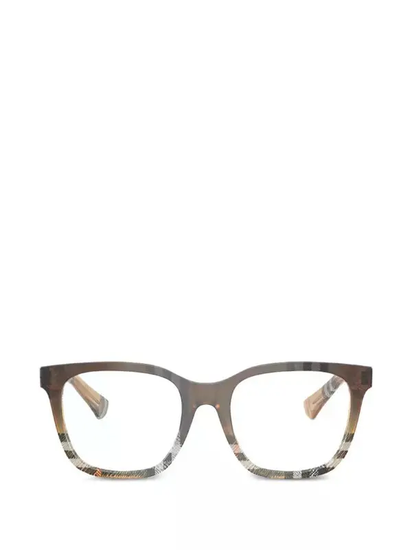 Burberry Check-pattern Square-frame Glasses