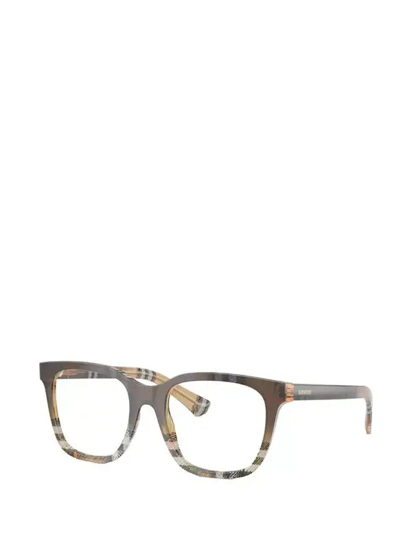 Burberry Check-pattern Square-frame Glasses