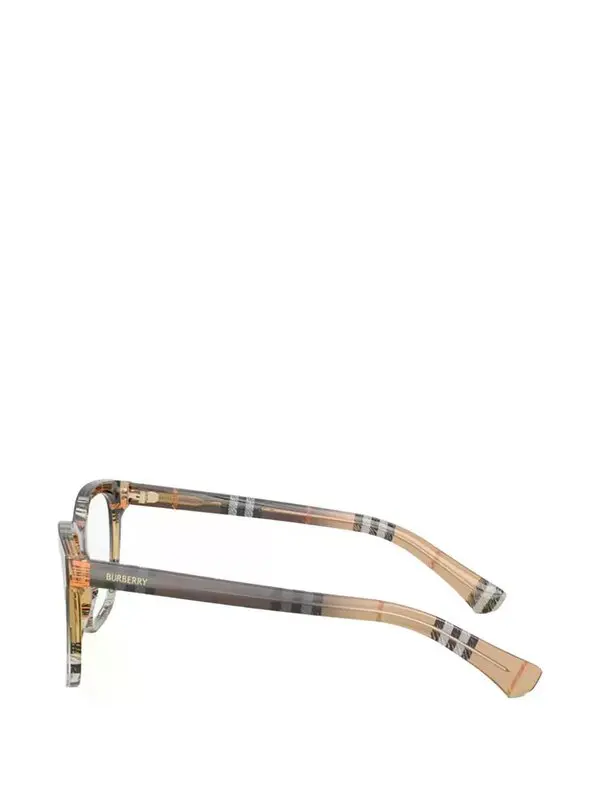 Burberry Check-pattern Square-frame Glasses