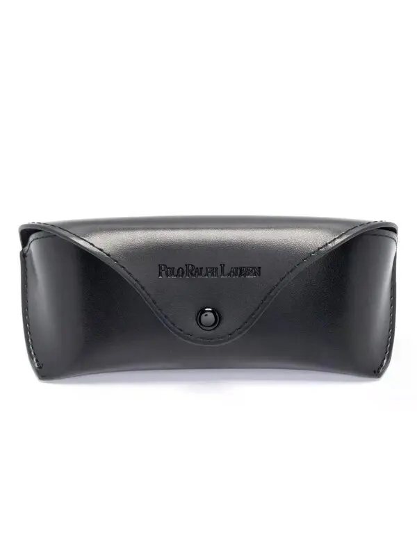 POLO RALPH LAUREN EYEWEAR Logo-engraved Round-frame Sunglasses
