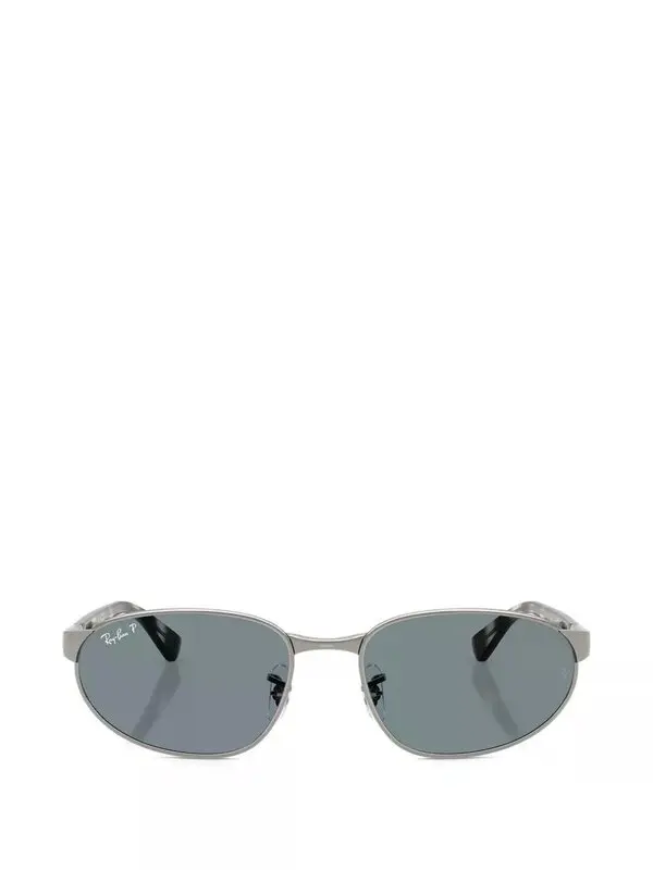 Ray-ban Oval-frame Sunglasses - Grey