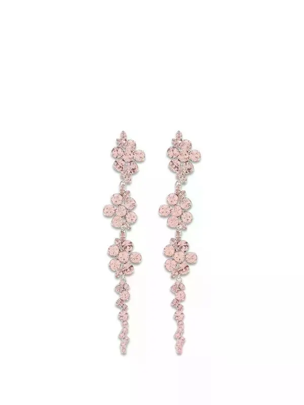 Simone Rocha Floral-drip Earrings - Silver