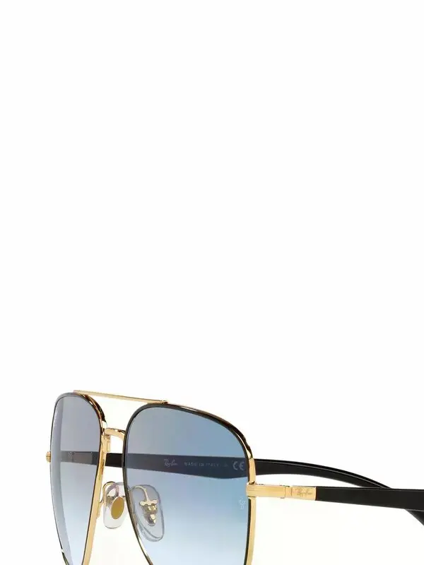 Ray-ban Square-frame Aviator Sunglasses - Black