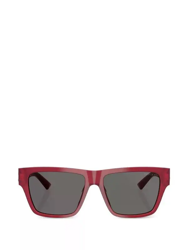 JIMMY CHOO Square-frame Sunglasses - Red