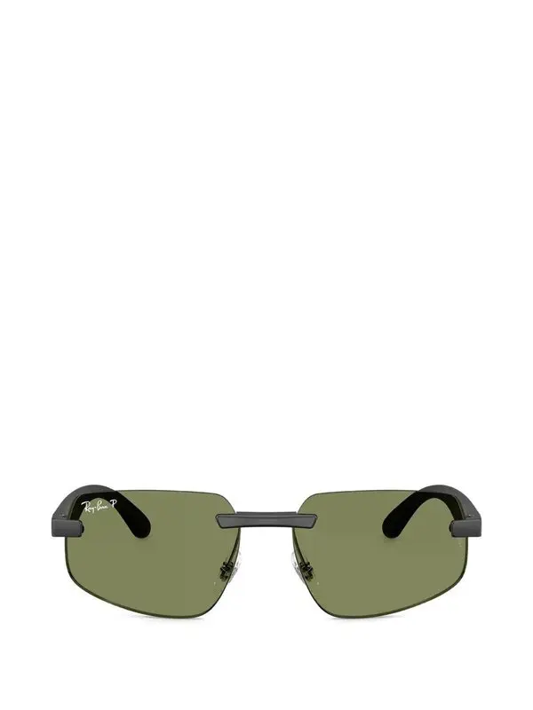 Ray-ban Rectangle-frame Sunglasses - Black