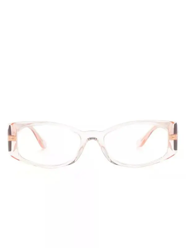 Versace Medusa-motif Rectangle-frame Glasses