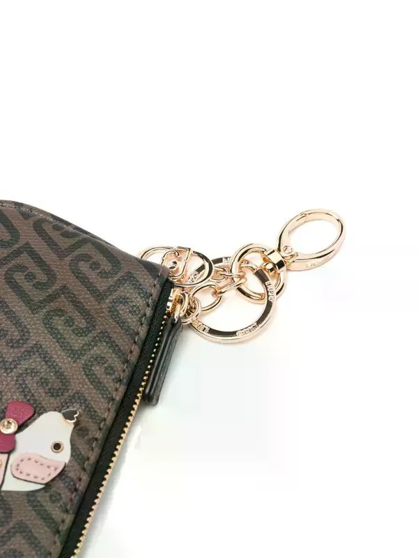 Liu Jo Logo-monogram Animal-patch Keyring