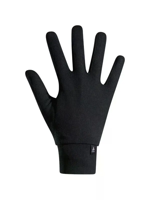 ODLO Ribbed Gloves - Black