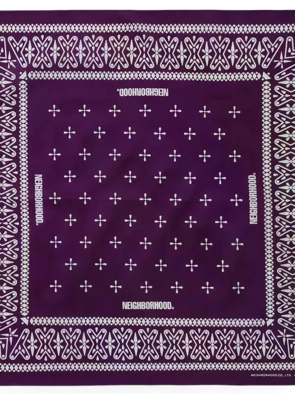 NEIGHBORHOOD Cross-pattern Bandana
