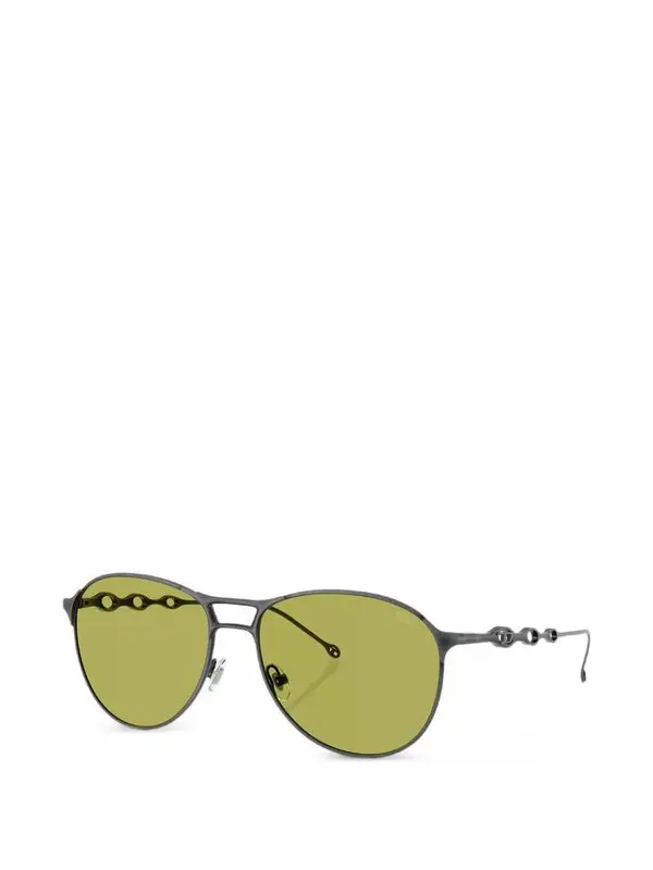 DIESEL® Cut-out Metal Sunglasses