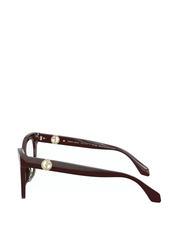 Giorgio Armani Geometric Frame Glasses