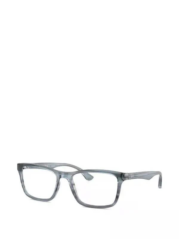 Ray-ban Striped Rectangle-frames Glasses