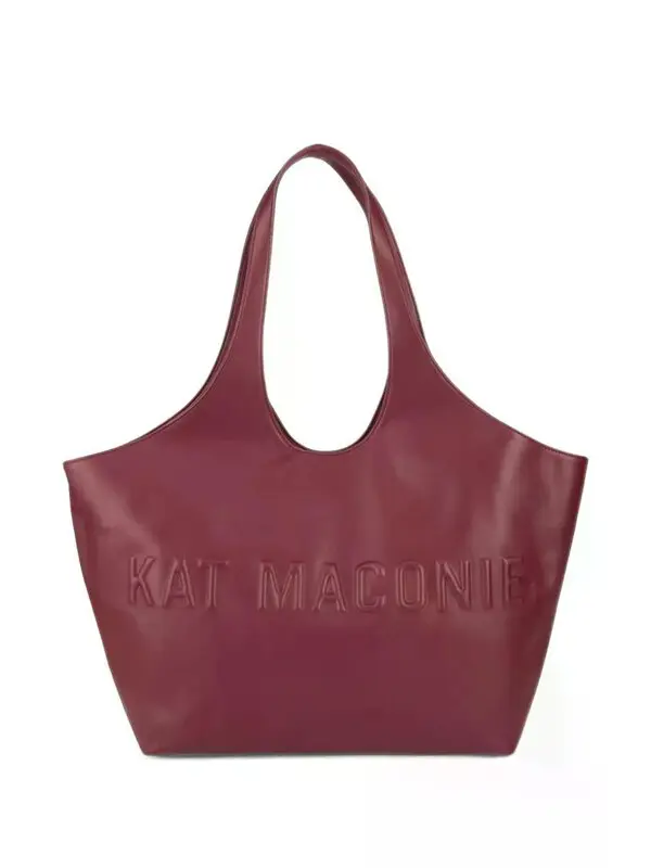 KAT MACONIE Large Brooklyn Logo-embossed Shoulder Bag