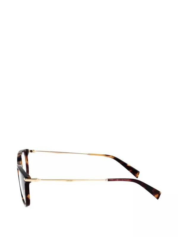 LEVI'S Tortoiseshell-effect Square-frame Glasses