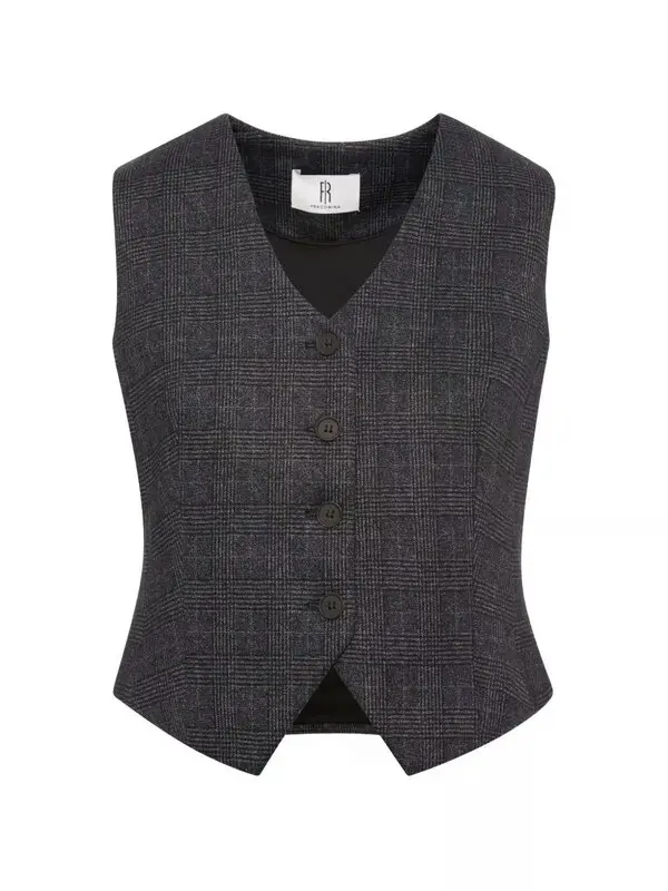 FRACOMINA Prince Of Wales Check-pattern Waistcoat