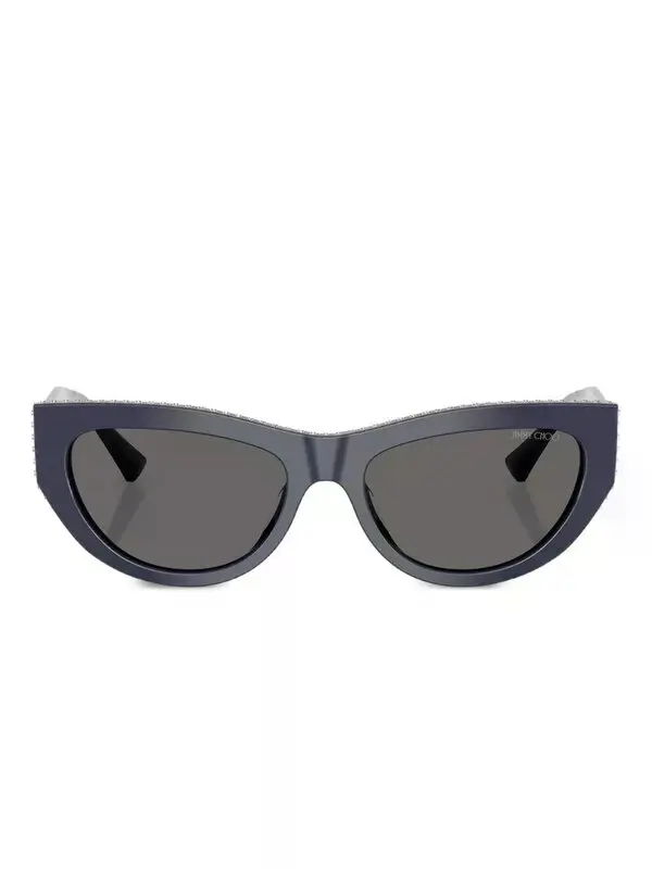 JIMMY CHOO Crystal-embellished Cat-eye Sunglasses