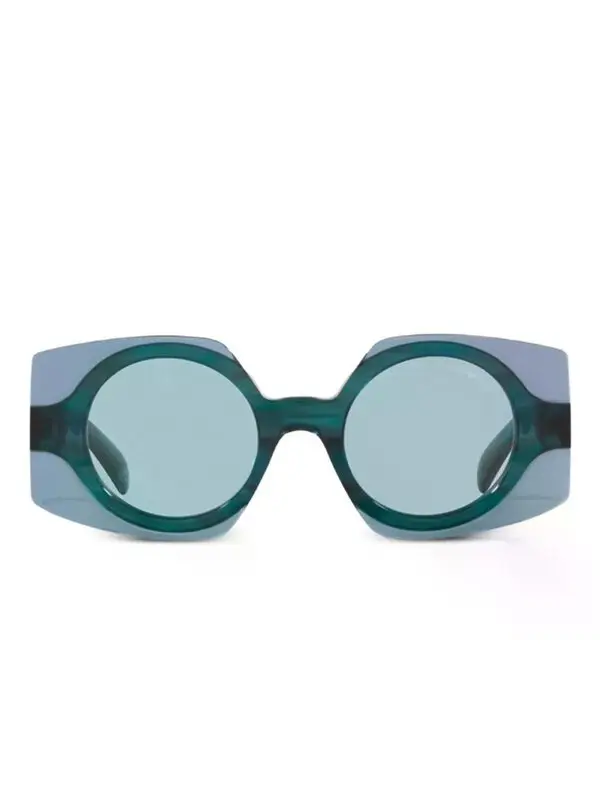 Emporio Armani Geometric Sunglasses - Blue
