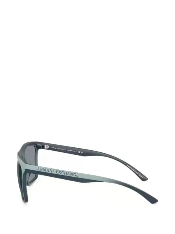 Armani Exchange Matte-finish Square-frame Sunglasses