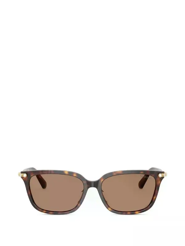 SWAROVSKI Square-frame Sunglasses - Brown