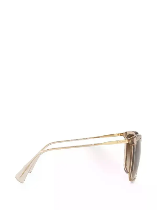 RALPH EYEWEAR Transparent Cat-eye Frame Sunglasses
