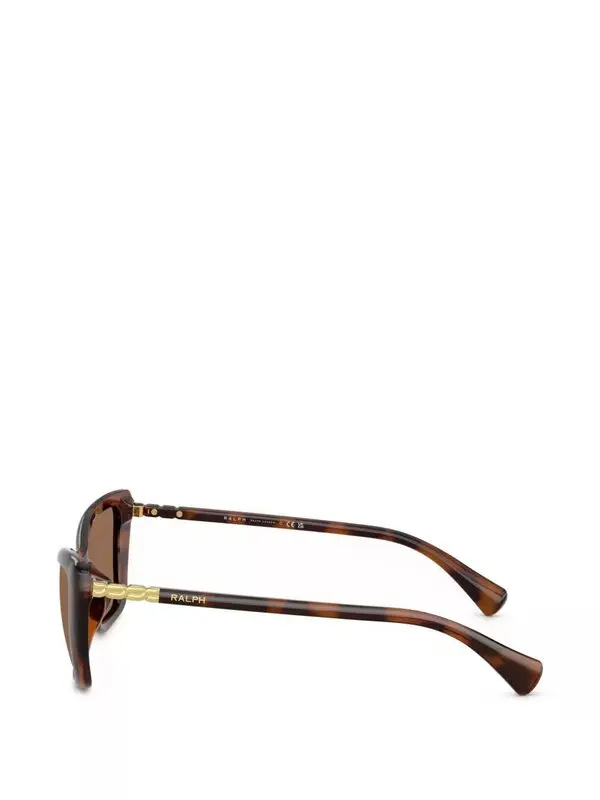 RALPH EYEWEAR Tortoiseshell-effect Cat-eye Sunglasses