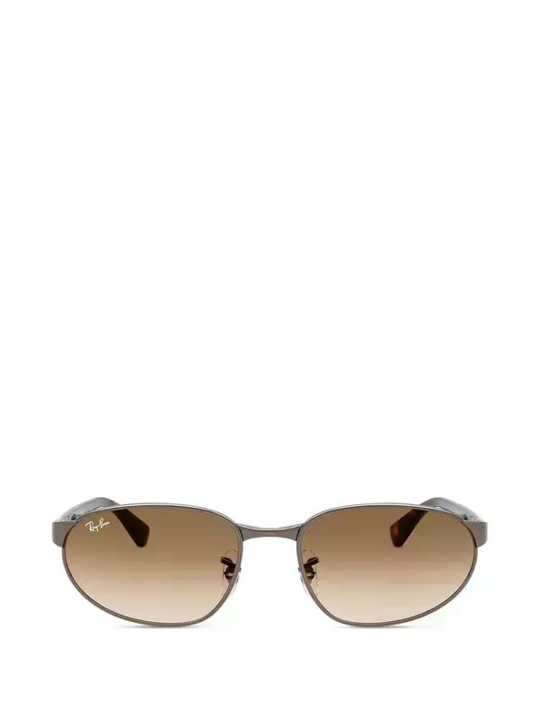 Ray-ban Oval-frame Sunglasses - Grey