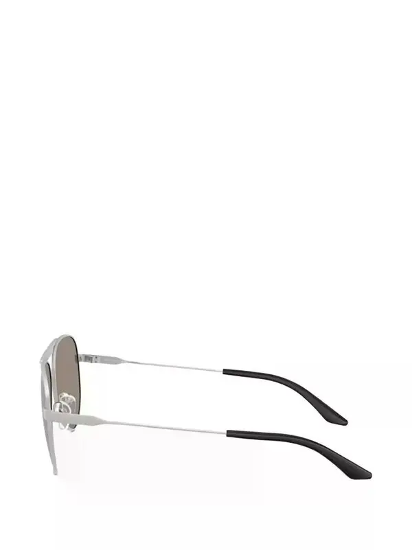 Armani Exchange Matte-finish Pilot-frame Sunglasses