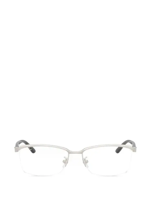 Ray-ban Rectangle-frame Glasses - Silver