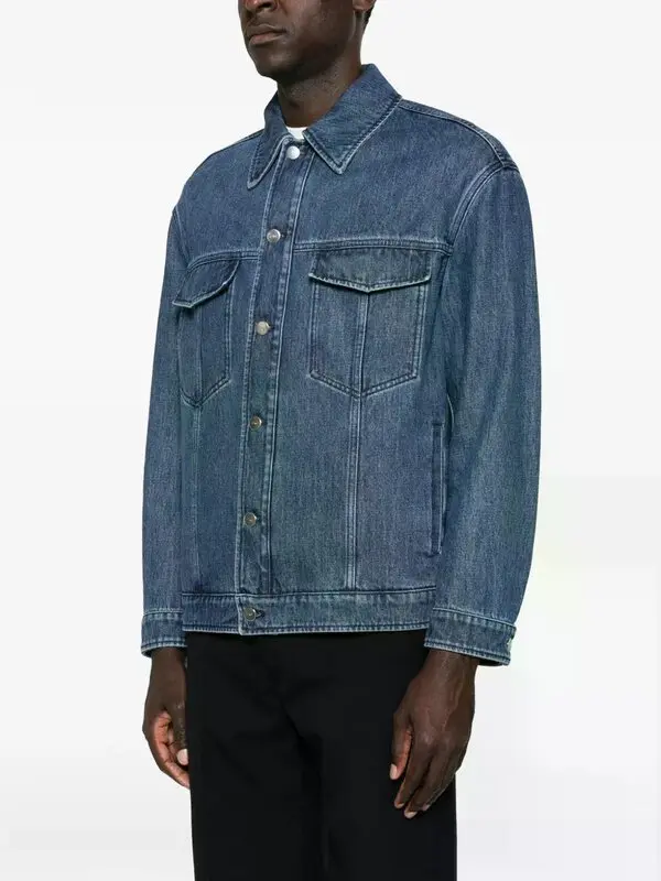 Fendi Logo-patch Denim Jacket