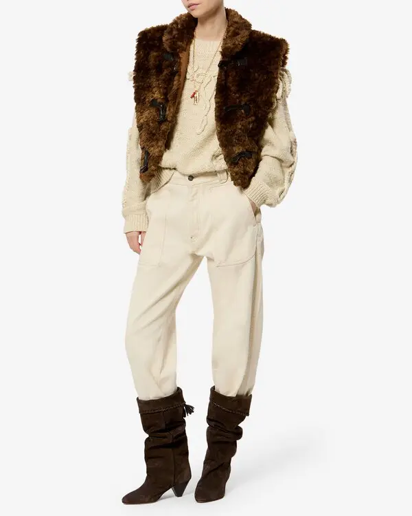 ETOILE Jocya Faux Fur Vest