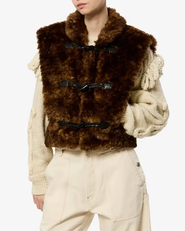 ETOILE Jocya Faux Fur Vest
