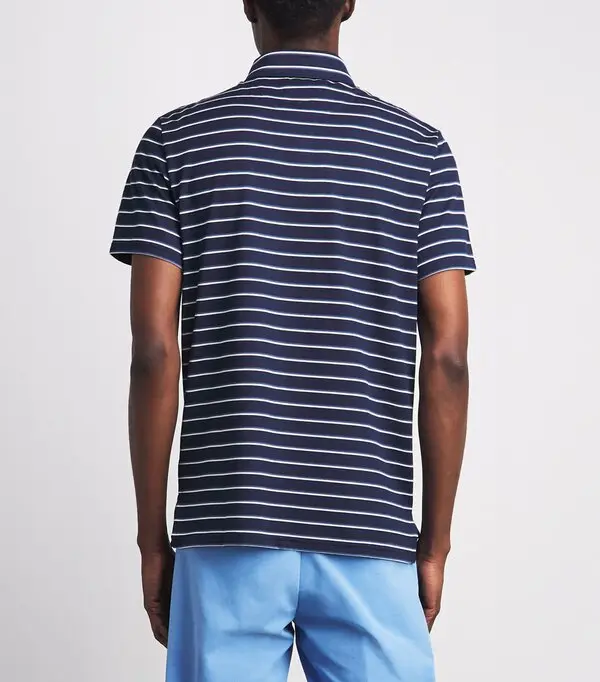 Rlx Ralph Lauren Stripe Tour Polo Shirt