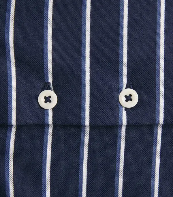 Rlx Ralph Lauren Stripe Tour Polo Shirt