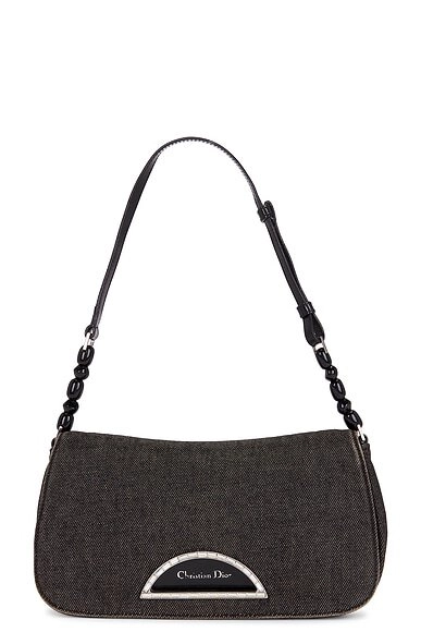 Dior Denim Maris Pearl Shoulder Bag