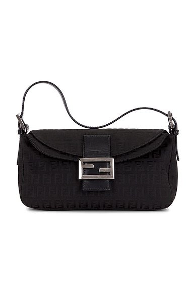 Fendi Zucca Baguette Shoulder Bag