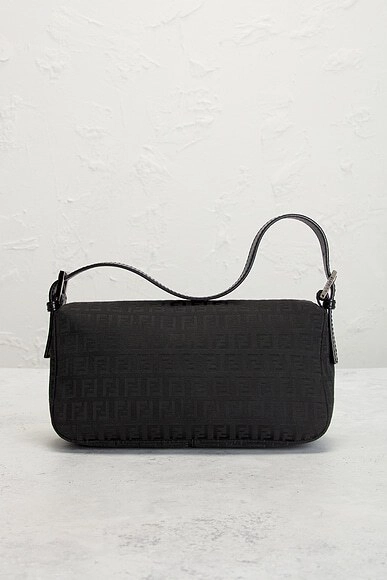 Fendi Zucca Baguette Shoulder Bag