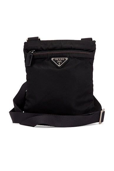 Prada Tessuto Flat Messenger Bag