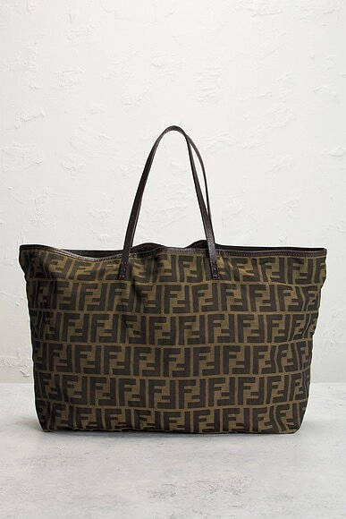 Fendi Zucca Roll Tote Bag