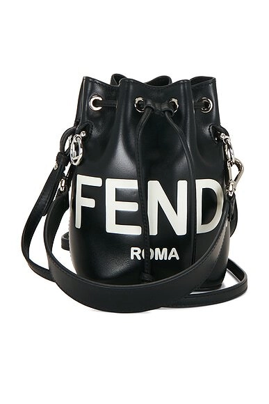 Fendi Vitello King Embossed Mon Tresor Bucket Bag